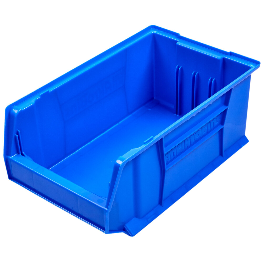 Metro MB30281B Blue Stack Bin 20" x 12 3/8" x 6"