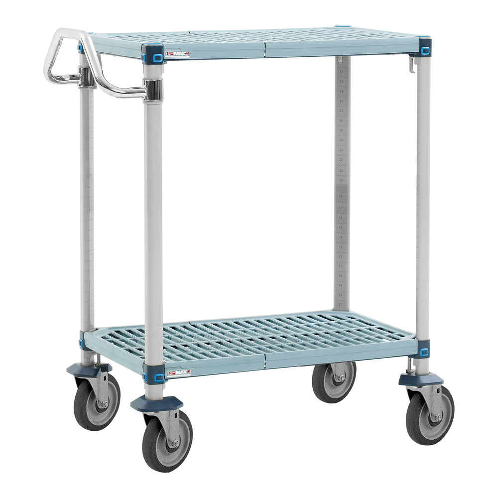 Metro MQUC1830G-25 MetroMax Q Utility Cart with 5" Polyurethane Casters ...