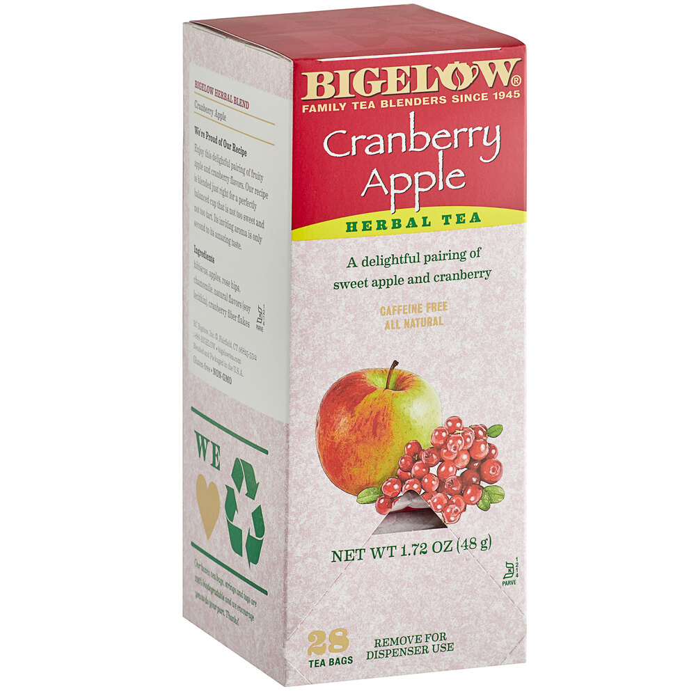 Bigelow Cranberry Apple Tea (Herbal) - 28/Box