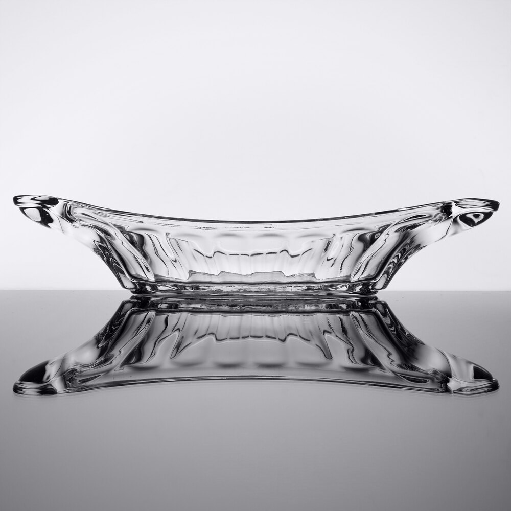 Libbey 5317 9" Banana Split / Relish Dish - 24/Case