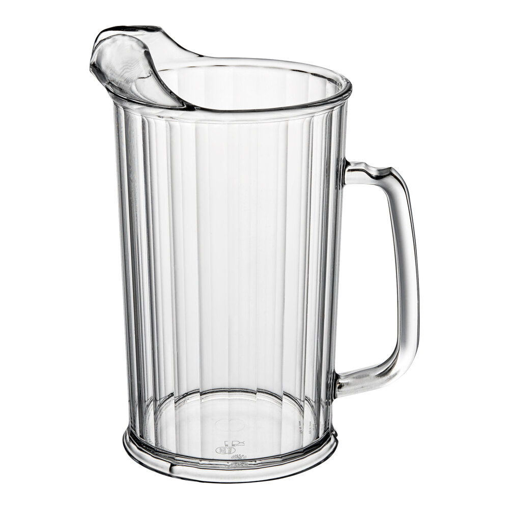 Cambro P60CW135 Camwear 60 oz. Clear Plastic Pitcher