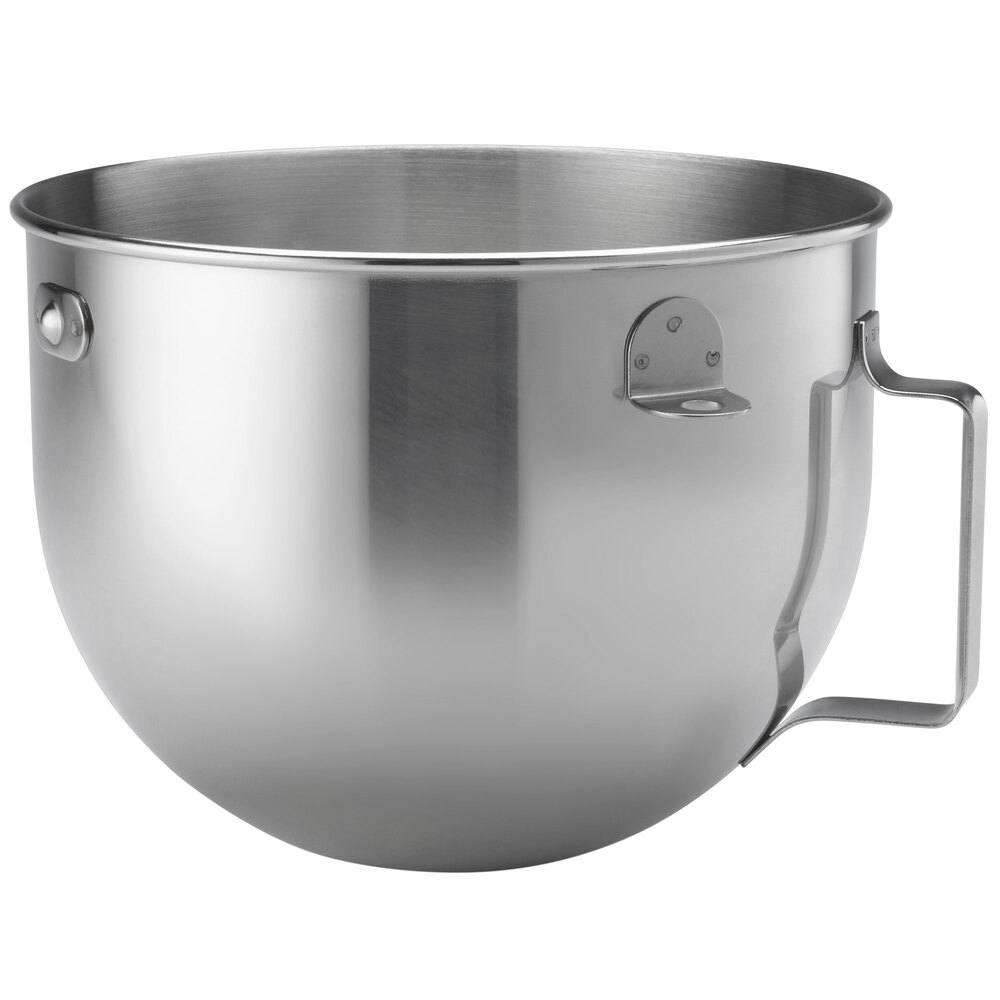 KitchenAid KN25WPBH Polished Stainless Steel 5 Qt Mixing Bowl With