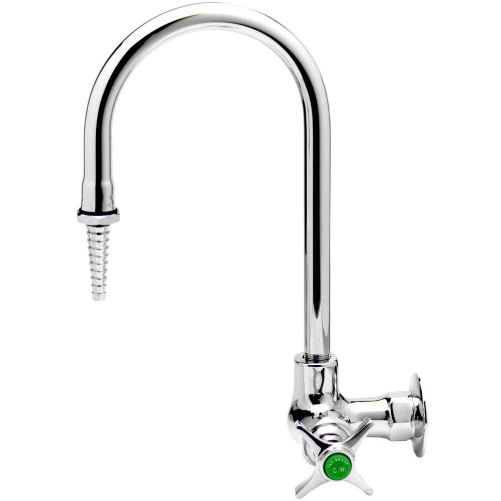 T&S BL-5710-01 Wall Mount Laboratory Faucet with 5 7/8" Swivel/Rigid ...