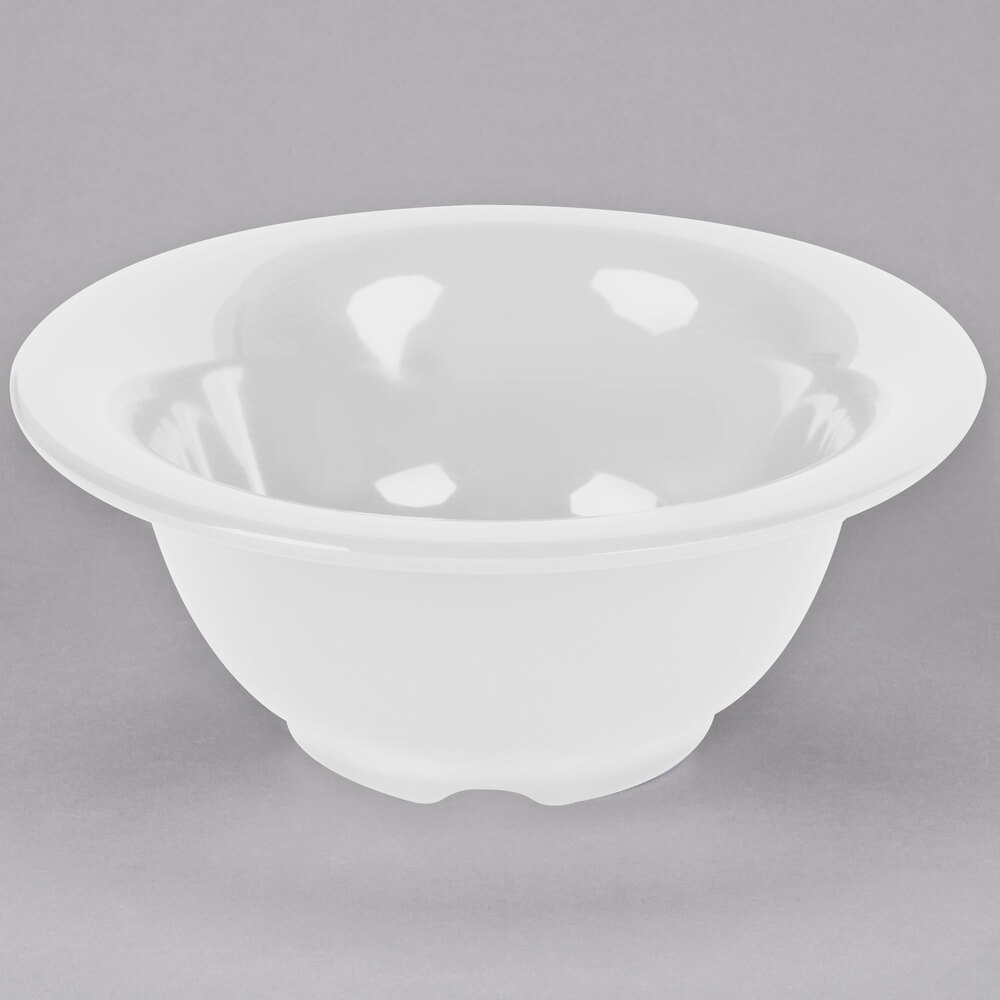 GET B-105-DW Diamond Mardi Gras 10 oz. Diamond White Melamine Bowl - 48 ...