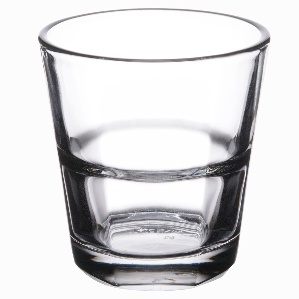 Anchor Hocking 90262 Clarisse 8 oz. Stackable Rocks Glass - 24 / Case