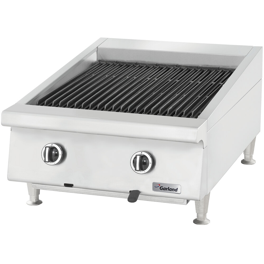 Garland GTBG24-AB24 Natural Gas 24" Ceramic Briquette Charbroiler with ...