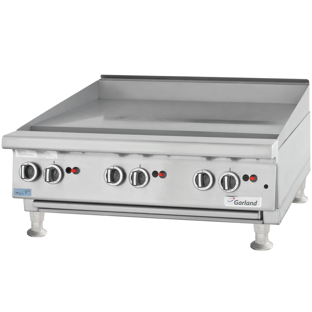 Garland GTGG36-GT36M Liquid Propane 36" Countertop Griddle with ...