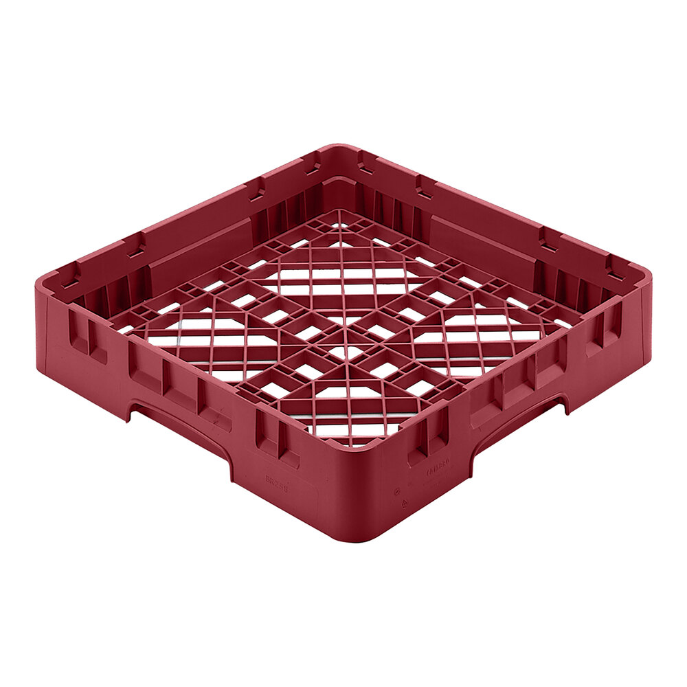 Cambro BR258416 Cranberry Camrack Customizable Full Size Base Rack with ...