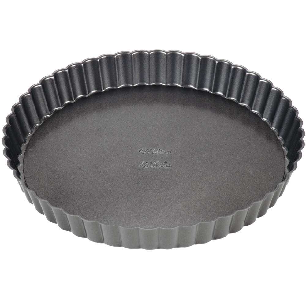 Wilton 2105-442 Excelle Elite 9" Round Non-Stick Tart / Quiche Pan
