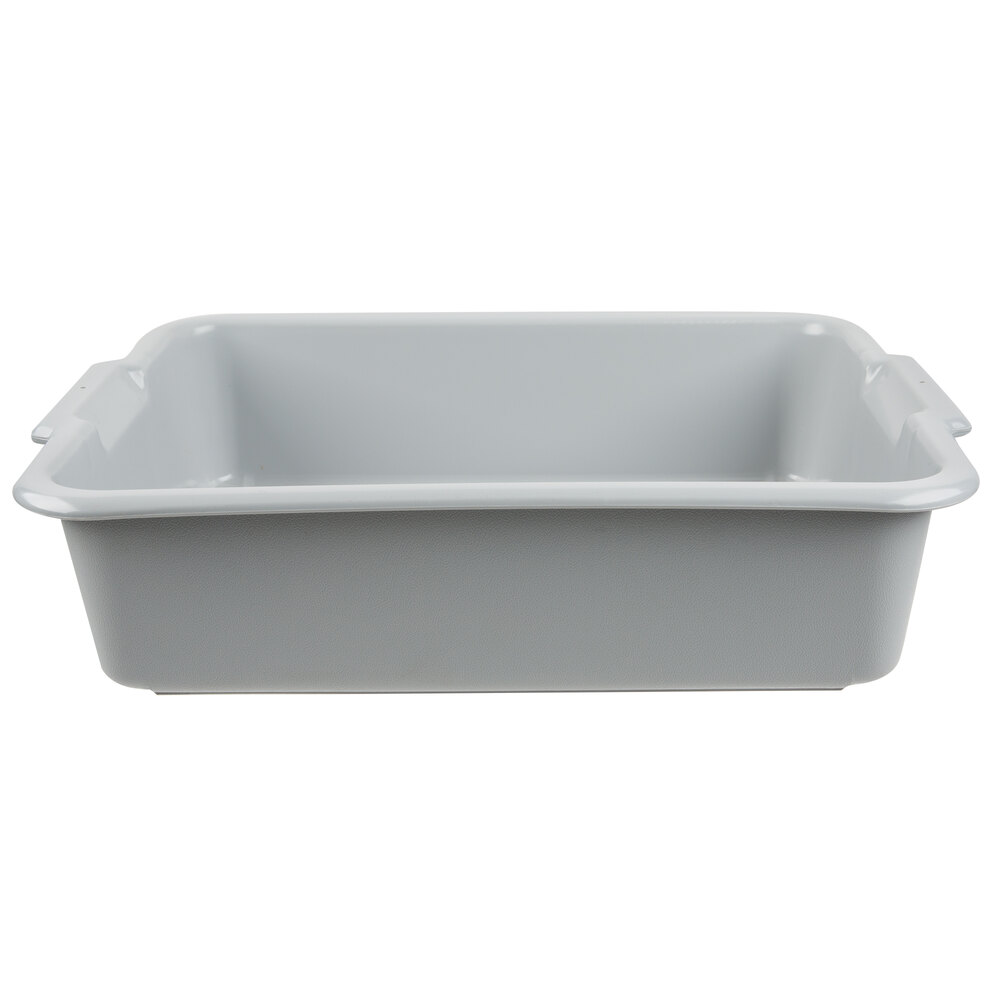 Vollrath 52621 Signature 20" x 17" x 5" Gray High Density Polyethylene ...