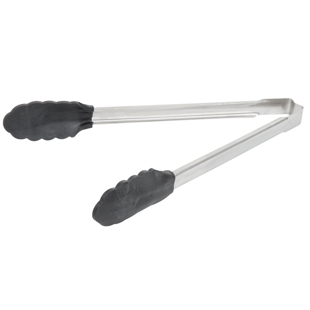 Vollrath 4781212 Jacob's Pride 12" High Heat Nylon Tip Cooking Tongs ...
