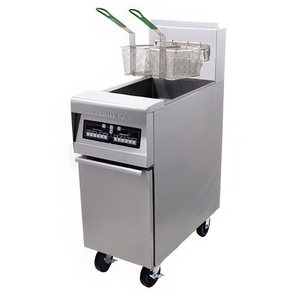 Frymaster PH155 Natural Gas High Efficiency Fryer 50 lb. - 80,000 BTU