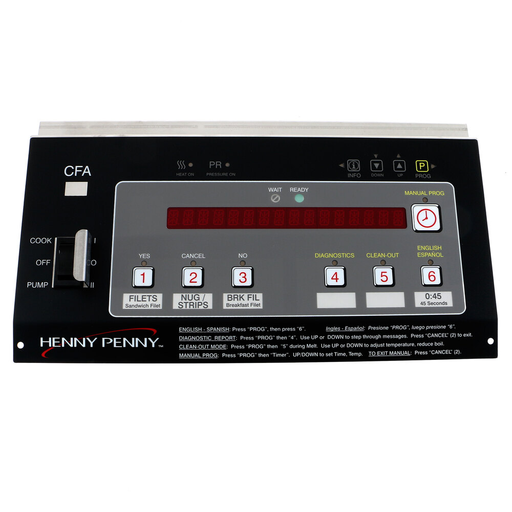 Henny Penny 164975 Assembly-Panel Arm 4Hd Cfa Bp Tch