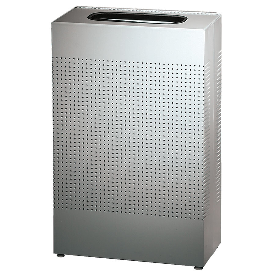 Rubbermaid® FGSR14SSPL Silhouettes Stainless Steel Designer Rectangular ...