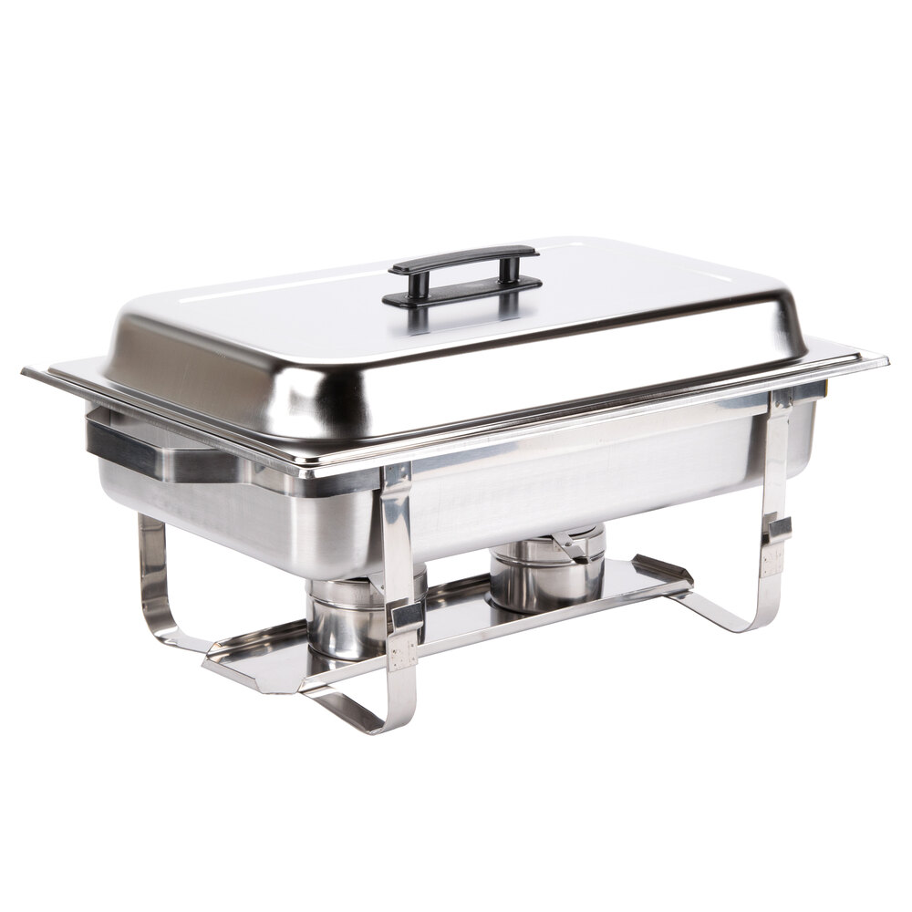 8 Qt. Stainless Steel Chafing Dish | WebstaurantStore