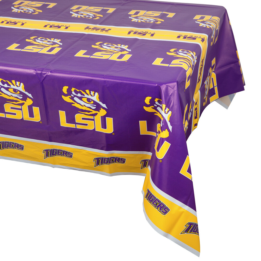 Creative Converting 720838 54" x 108" Louisiana State University ...