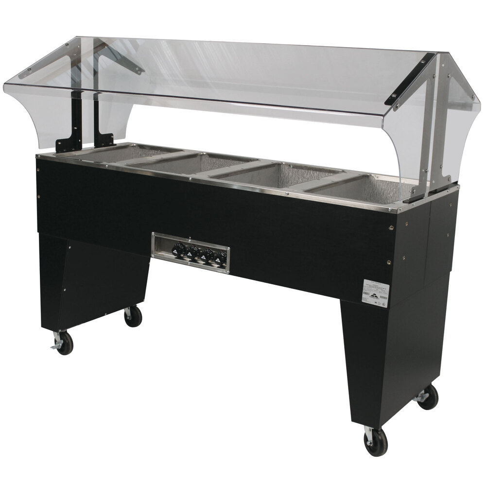 Advance Tabco B4-120-B-S Open Base Everyday Buffet Stainless Steel Four ...