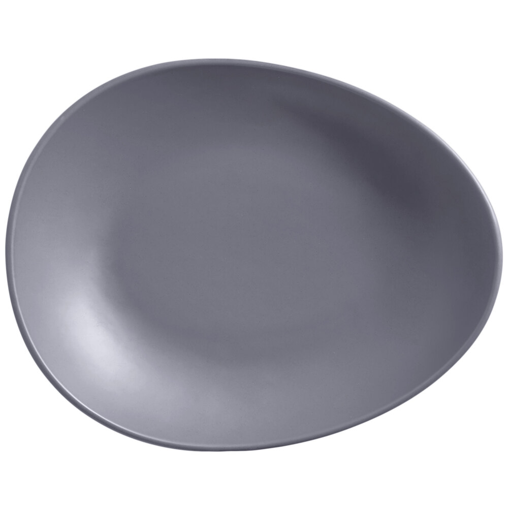 Libbey DRI-7-G Driftstone 10 7/8" x 8 1/2" Granite Satin Matte Organic ...