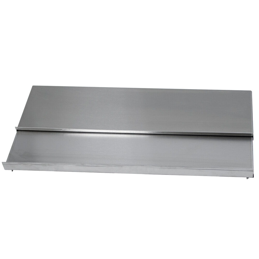 Advance Tabco D-24 Stainless Steel Underbar Ice Bin Sliding Lid