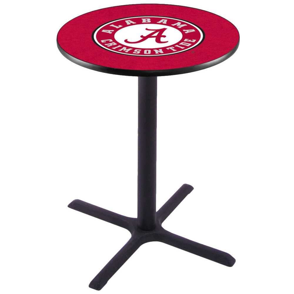 Holland Bar Stool 30" Round University of Alabama Counter Height Pub Table