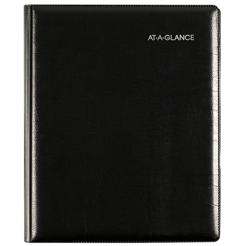 At-A-Glance G54500 DayMinder 6 7/8 x 8 3/4" Black January 2026 ...