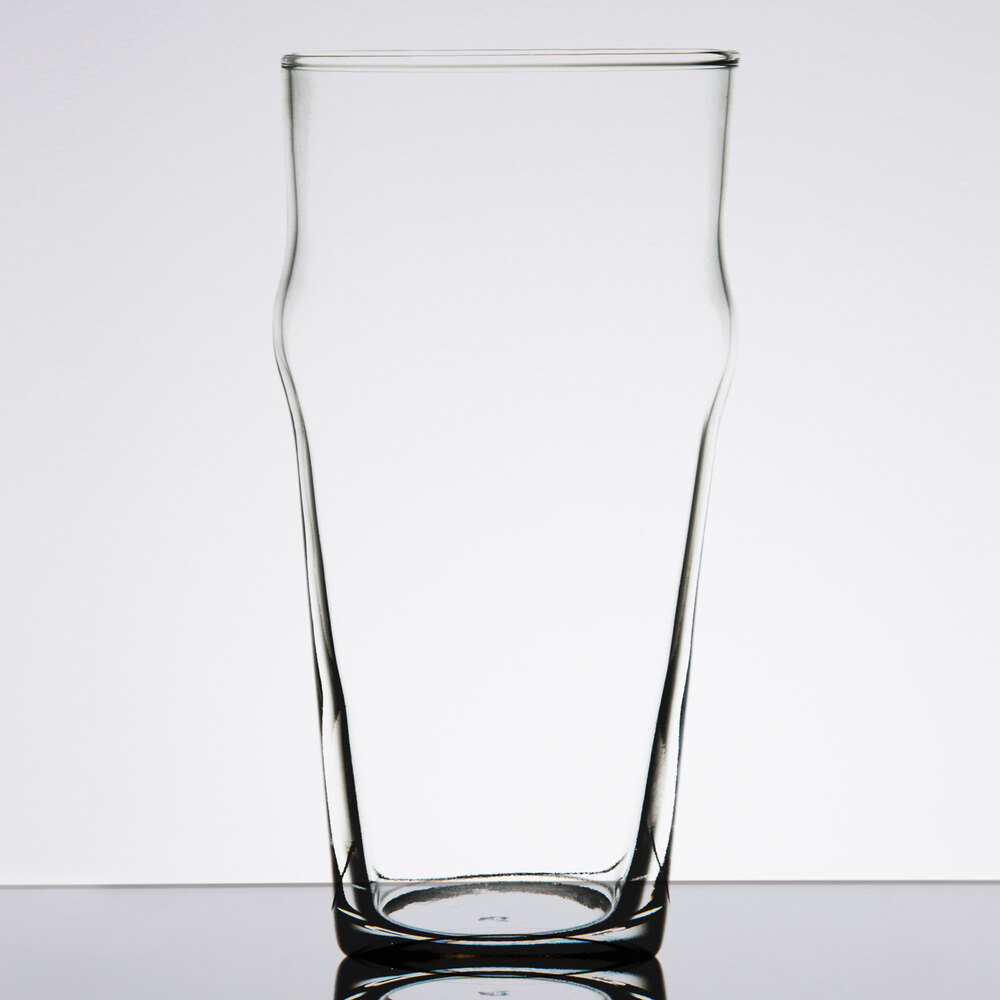 Libbey 14806HT No-Nik 16 oz. Customizable English Pub / Nonic Glass ...