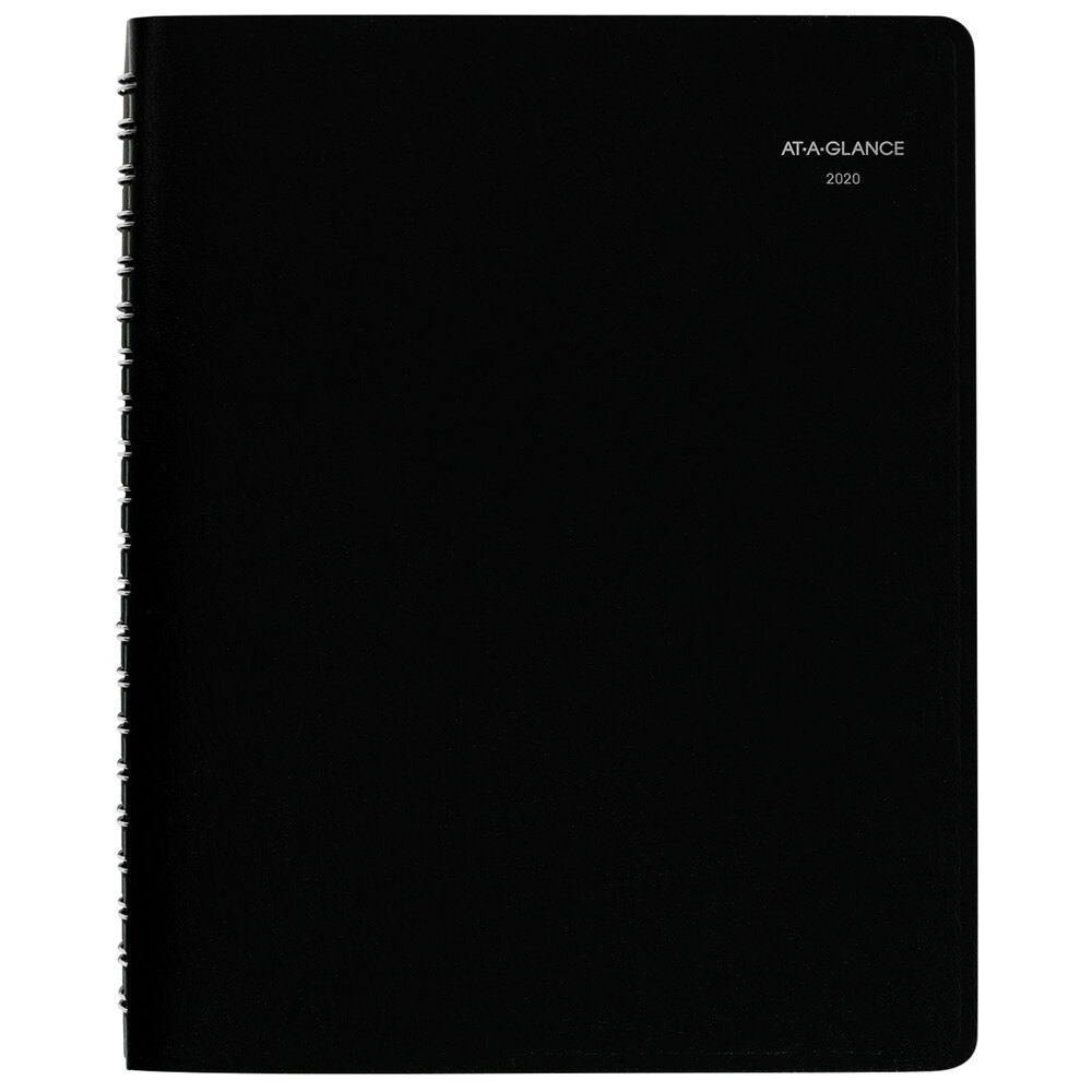 At-A-Glance G56000 DayMinder 7 7/8" x 11" Black January 2026 - December ...