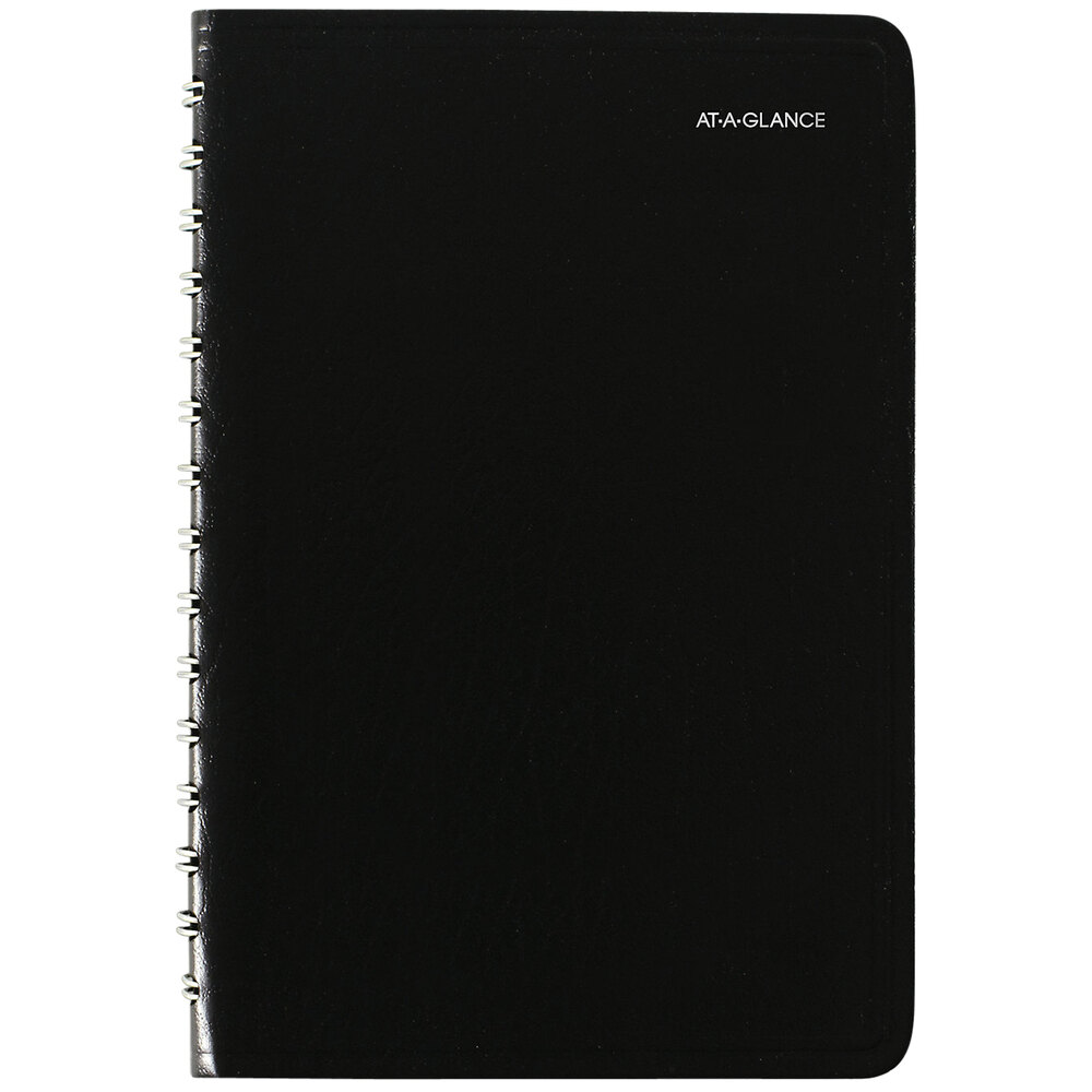 At-A-Glance SK4600 DayMinder 4 7/8" x 8" Black January 2026 - December ...