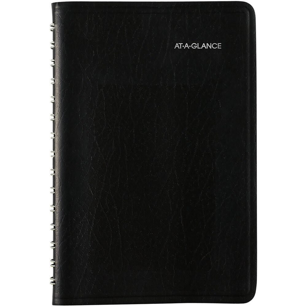 At-A-Glance SK4400 DayMinder 4 7/8" x 8" Black January 2026 - December ...
