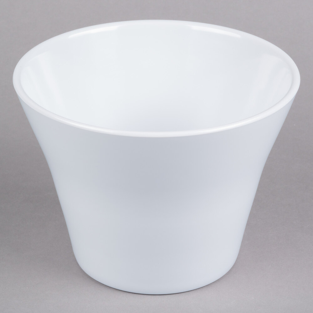Elite Global Solutions MC64-W Crocks 64 oz. White Melamine Large Crock