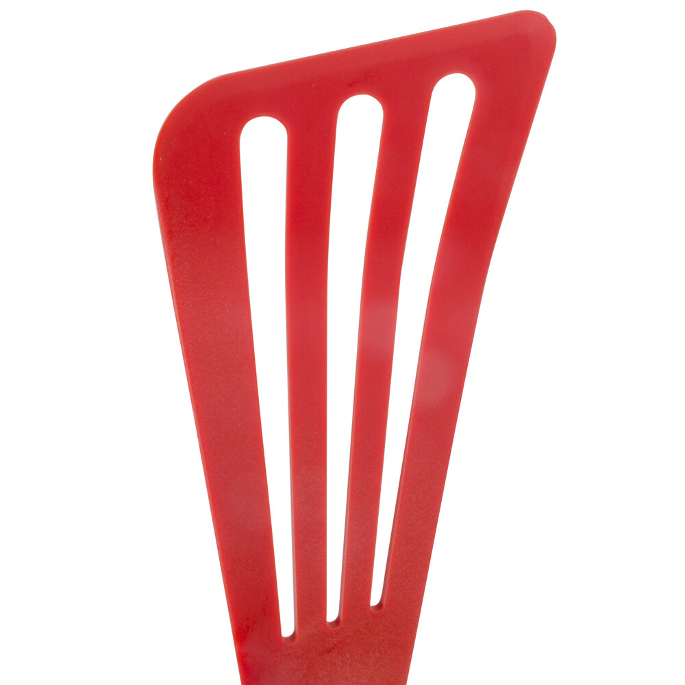 Mercer Culinary M35110RD Hell's Tools® 12" Red High Temperature Slotted ...