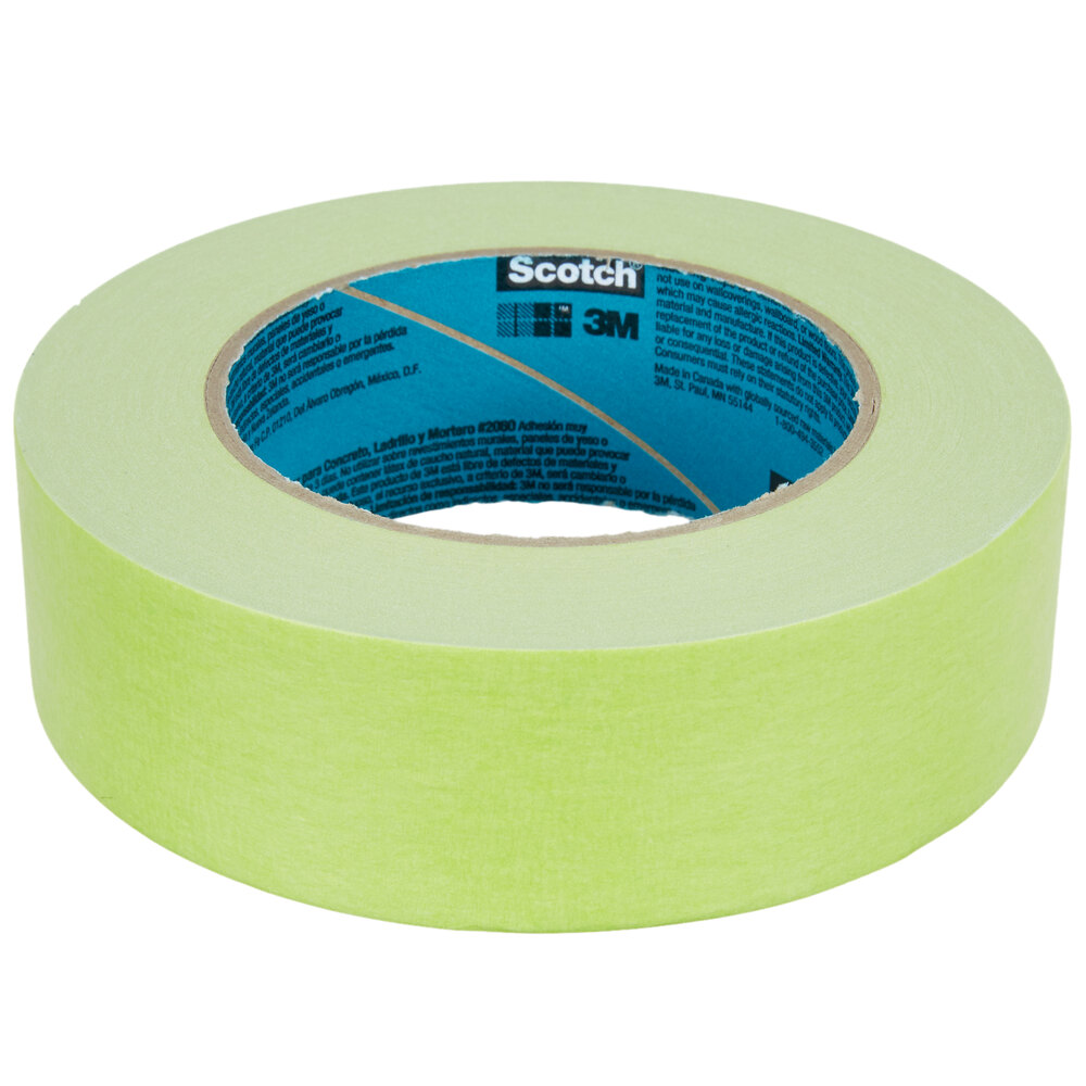 3M 2060-36A Scotch® 1 7/16" x 60 Yards Green Masking Tape