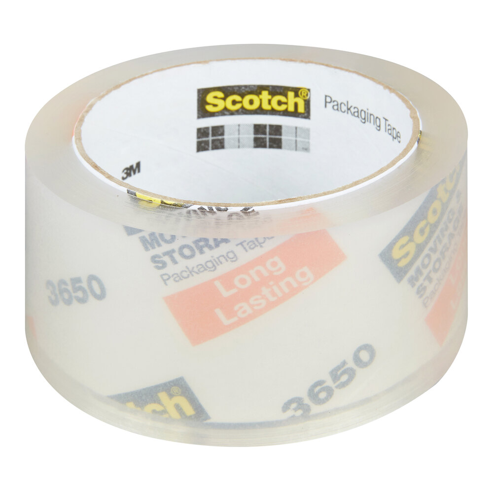 3M Scotch™ 1.88" x 54.6 Yards Clear Long-Lasting Moving and Storage ...
