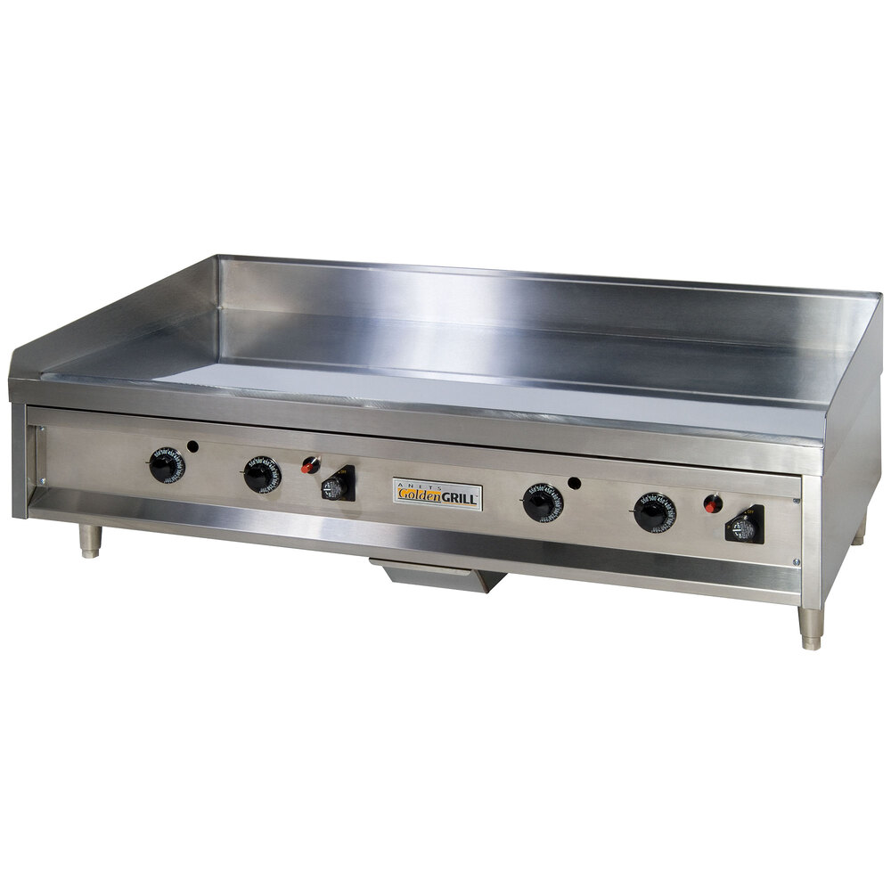 Anets A30X48AGM 48" Liquid Propane Countertop Griddle with Manual ...