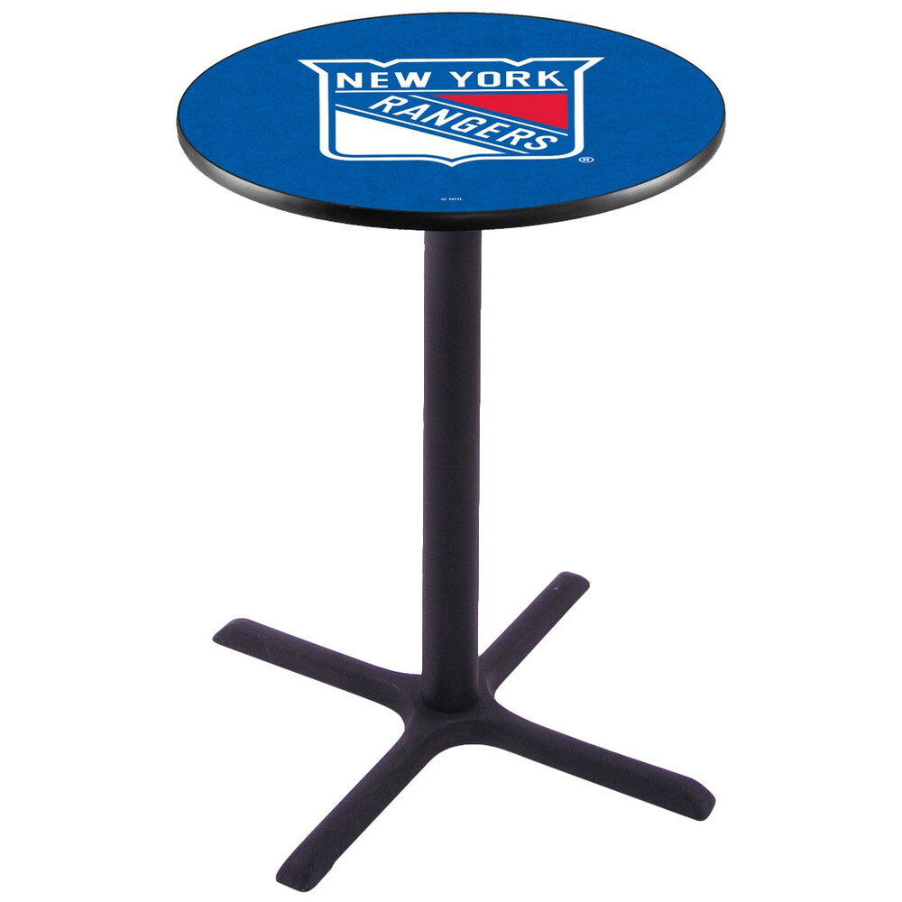Holland Bar Stool 30" Round New York Rangers Counter Height Pub Table