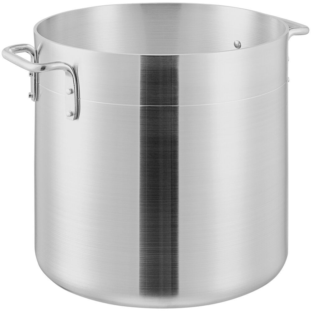 Choice 20 Qt. Standard Weight Aluminum Stock Pot