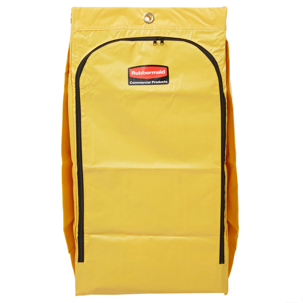 Rubbermaid® 1966881 34 Gallon Yellow High Capacity Vinyl Janitor Cart Bag