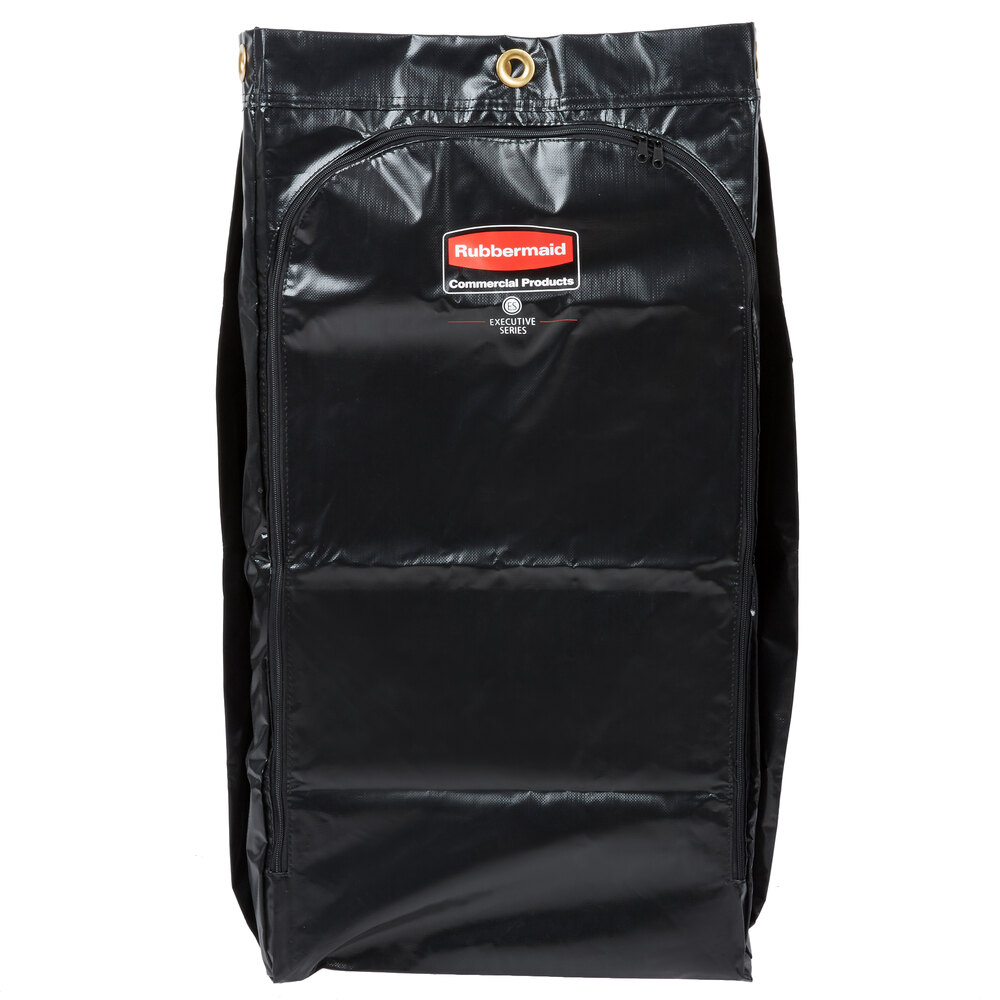 Rubbermaid® 1966886 Executive 34 Gallon Black High Capacity Vinyl ...