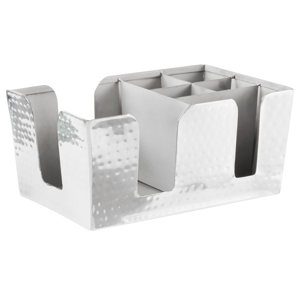 American Metalcraft HMBAR8 Stainless Steel Hammered Finish Bar / Coffee ...