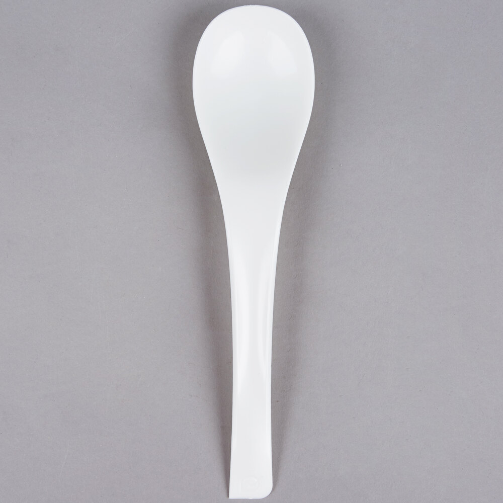 Eco-Products EP-SP10 Regalia 10" White Compostable PLA Plastic Serving ...