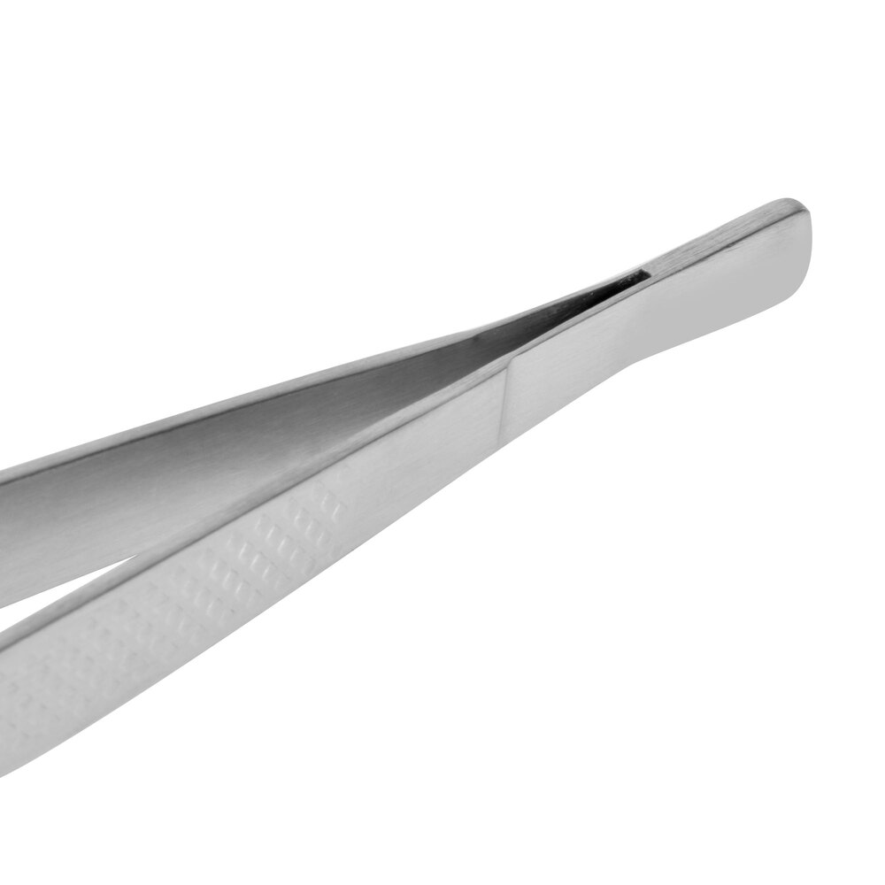 Mercer Culinary M35233 Precision Plus 11 3/4" Curved Plating Tongs