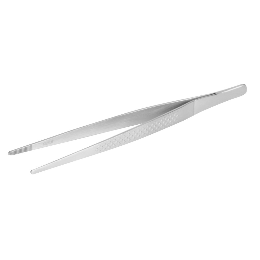 Mercer Culinary M35235 Precision Plus 6 1/8" Straight Plating Tongs