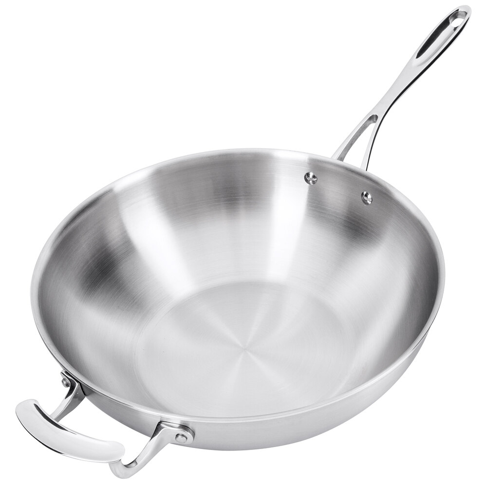Vollrath 49418 Miramar® Display Cookware 12" Stir Fry Pan with Helper ...