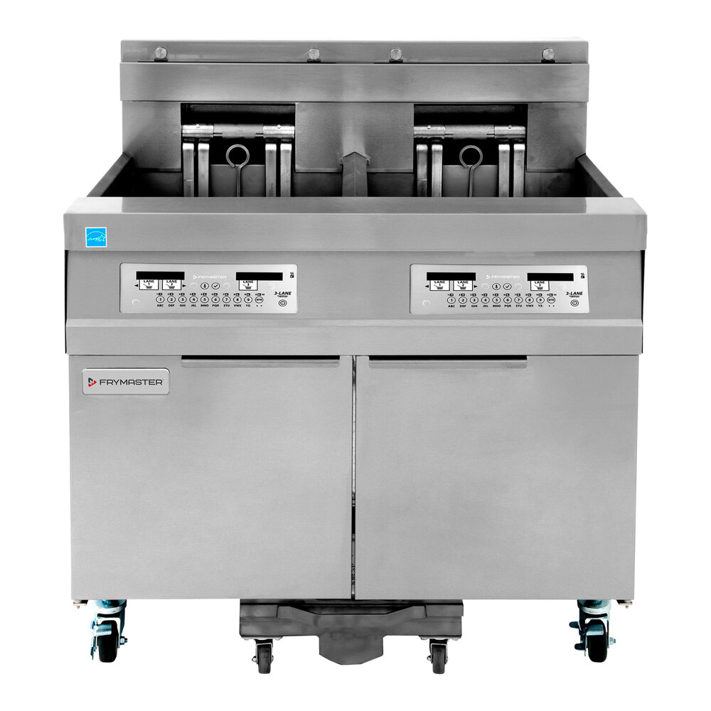 Frymaster 21814EFS 120 lb. 2 Unit Electric Floor Fryer System with ...