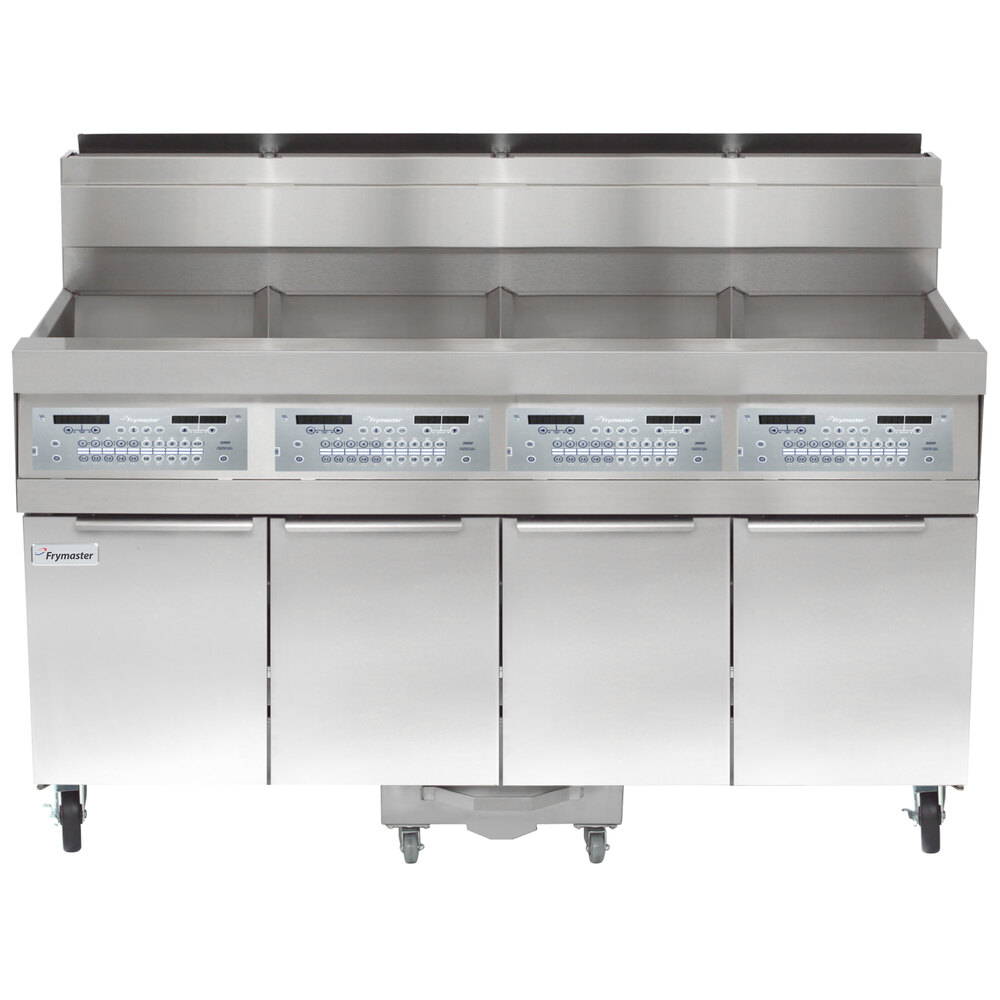 Frymaster SCFHD450G 200 lb. 4 Unit Liquid Propane Floor Fryer System ...