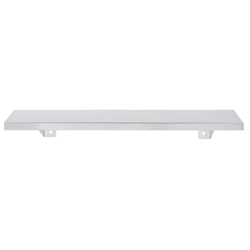 Bobrick B-295 x 16 Stainless Steel Shelf with Satin Finish - 16" x 5"