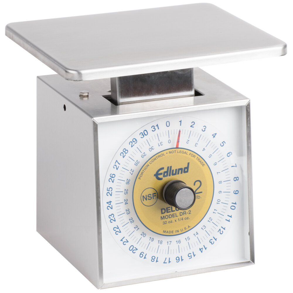 Edlund DR-2 OP Premier Series Light Duty 32 oz. Portion Scale with 7" x ...