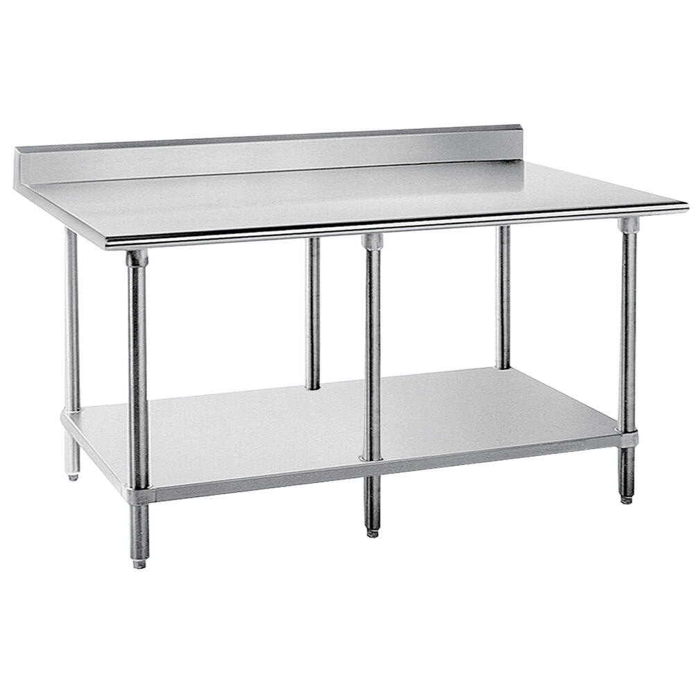 Advance Tabco KMS-368 36" x 96" 16 Gauge Stainless Steel Commercial ...