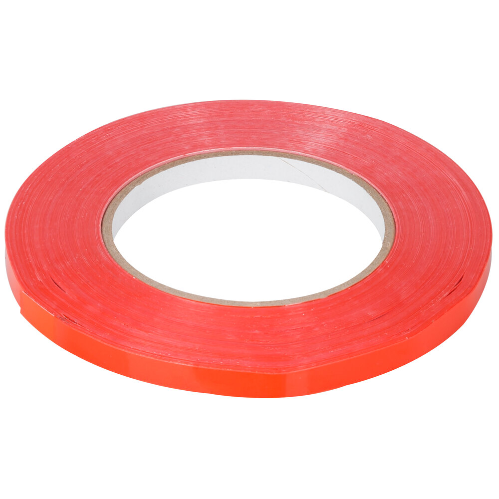 Shurtape General Purpose Red Poly Bag Sealer Tape 3/8" x 180 Yards (9mm ...