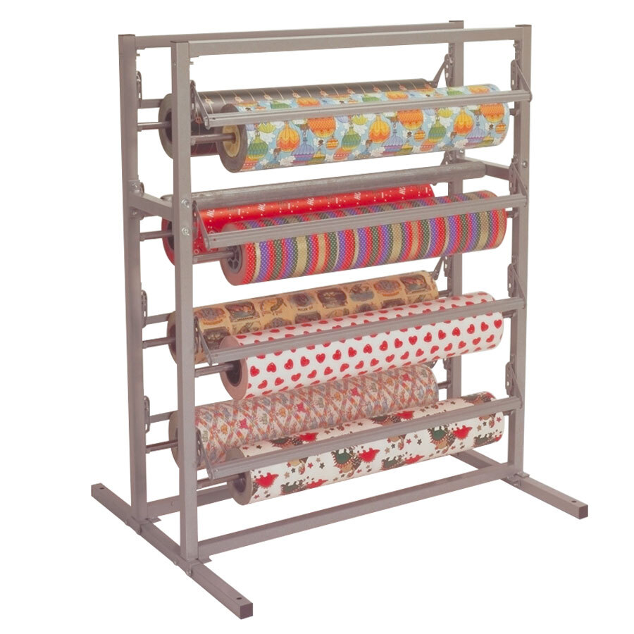 Bulman T375-48 48" Twin Tower 8 Roll Paper Rack